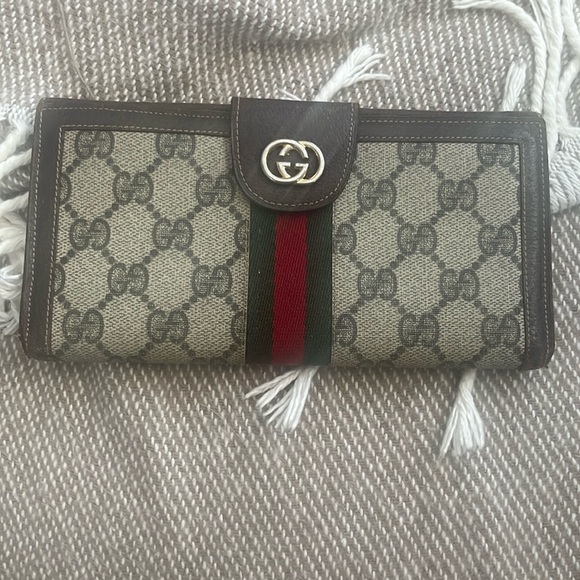 Gucci | Bags | Vintage Gucci Checkbook Coverwallet | Poshmark